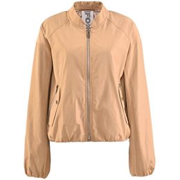 Fuchs & Schmitt FUCHS SCHMITT Damen Blouson "Jacke", beige, Gr. 40, clean, unifarben, Web, Obermaterial: 100% Polyester, Jacken, mit Stehkragen