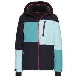 Killtec Jungen Winterjacke "KSW 442 GRLS SKI JCKT", blau, Gr. 128, Obermaterial: 100% Polyester, Jacken, Winterjacke f&uuml;r Kinder