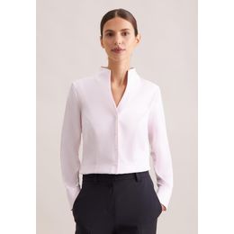 Seidensticker Damen Klassische Bluse, pink, Gr. 46, unifarben, 100% Baumwolle, Blusen, 1/1 Kragen Uni