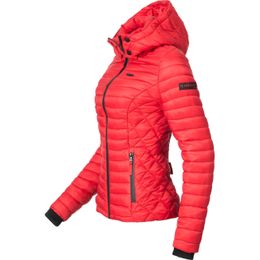 Marikoo Damen Steppjacke "Samtpfote", rot, Gr. S, Oberstoff: 100% Nylon; Futter: 100% Polyester; Wattierung: 100% Polyester, Jacken, ultraleichte