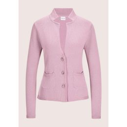 Madeleine Mode MADELEINE Damen Strickjacke "Strickblazer Strickblazer"wildrose, Gr. 48, Obermaterial: 100% Baumwolle CO., Strickjacken