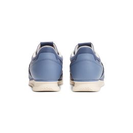 Tommy Jeans Herren Sneaker "TJM RUNNER CLEATED MIX MAT.", Gr. 43, blau, Nylon, Schuhe, Freizeitschuh, Halbschuh, Schn&uuml;rschuh mit Label an der