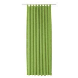 Vorhang WIRTH, B:132cm H:145cm, gr&uuml;n, Chenille, Polyacryl, Wohnzimmer, Gardinen, "Trondheim 234 g/m&sup2;"