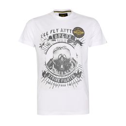 Top Gun Herren T-Shirt "TG25012", wei&szlig;, Gr. S, Oberstoff: 100% Baumwolle, Shirts