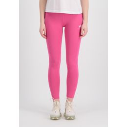 Damen Leggings "Basic Leggings SL W", pink, Gr. S, Alpha Industries, Obermaterial: 95% Baumwolle, 5% Elastan, Hosen