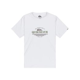 Quiksilver Jungen T-Shirt "Ev Type Line", weiß, Gr. 12, 100% Baumwolle, Shirts