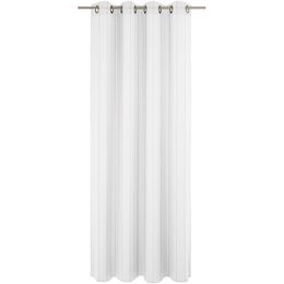 Gardine WIRTH, B:140cm H:145cm, orange, Jacquard, Polyester, Wohnzimmer, Gardinen, "Chiara"