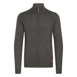 Blend Herren Strickjacke "Strickjacke BHNorman", grau, Gr. S, Obermaterial: 50% Baumwolle CO. 50% Polyacryl PAN., Strickjacken