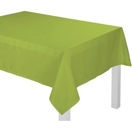 Tischdecke WIRTH, B:80cm L:80cm, gr&uuml;n, Baumwolle, Polyester, Tischdecken, "NEWBURY"