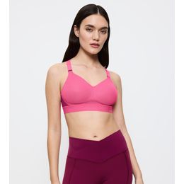 Damen Sport-BH "Triaction Hybrid Lite P EX", triaction by Triumph, Gr. 70, rosa, Single Jersey, Obermaterial: 46% Polyamid, 36% Polyester, 18%