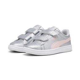 Puma M&auml;dchen Sneaker "Smash 3.0 Glitz Glam Sneakers M&auml;dchen", Gr. 34, rosa, Obermaterial: Textil, Synthetik; Futter: Textil; Innensohle: Textil;