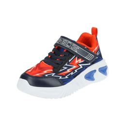 Geox Kinder Sneaker "Geox Sneaker Lederimitat/Mesh", Gr. 35, bunt, Lederimitat, Textil, Schuhe