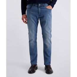 Pierre Cardin Herren 5-Pocket-Jeans "PC-Denim PC-Lyon", blau, Gr. 34, Denim/Jeans, Obermaterial: 98% Baumwolle, 2% Elasthan, Jeans