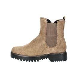 Gabor COMFORT Damen Stiefelette "Gabor Comfort Stiefelette Veloursleder", Gr. 36braun, grau, Veloursleder, Schuhe
