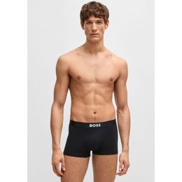 BOSS Herren Trunk "3P Trunk BOSS ONE", Gr. Mopen miscellaneous 974, Jersey, Obermaterial: 95% Baumwolle, 5% Elasthan, Unterhosen, mit unifarbenen Bund