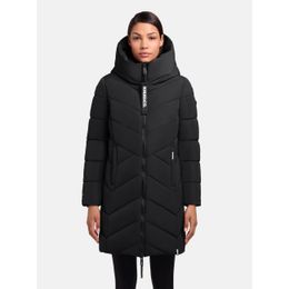 Khujo Damen Wintermantel "Darka2-YM", schwarz, Basic, Gr. XXL, Obermaterial: 100% Polyester. Innenfutter: 100% Nylon. Wattierung: 100% Polyester,