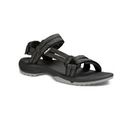 Teva Damen Sandale "Terra Fi Lite", Gr. 38, schwarz, Textil, Schuhe, mit Klettverschluss