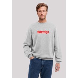 F4NT4STIC Herren Sweatshirt "Koi Fish Japan Streetstyle", grau, Gr. XS, Obermaterial: 80% Baumwolle, 20% Polyester, Sweatshirts, Japan Streetwear