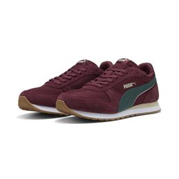 Puma Herren Sneaker "ST Miler Sneakers Erwachsene", Gr. 43, grün, Obermaterial: Synthetik, Kuhleder, Textil; Futter: Textil; Innensohle: Textil;