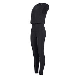 WINSHAPE Damen Jumpsuit "JS102LSC", schwarz, Gr. M, 85% Polyester, 15% Elasthan, Overalls, Functional Comfort