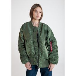 Damen Bomberjacke "CWU MA-1 Bomber NC Women", gr&uuml;n, Gr. L, Alpha Industries, Obermaterial: 100% Nylon, Lining/F&uuml;llung: 100% Polyester, Jacken