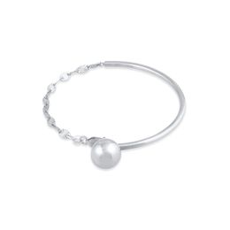 Elli Premium Damen Armband "Armreif Pl&auml;ttchen Kugel Vintage Kette 925 Silber", 18cm, ohne Stein, Silber 925 (Sterlingsilber), silber, Silber 925