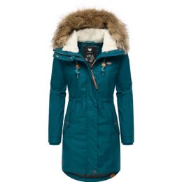Ragwear Damen Winterjacke "Tawny", grau, Gr. S, Au&szlig;enmaterial: 65% Polyester, 35% Baumwolle; Innenfutter: 100% Polyester; Wattierung: 100% Polyester,