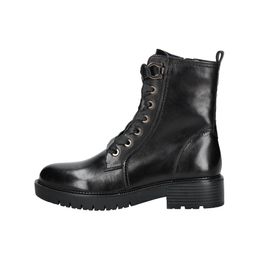 REGARDE LE CIEL Damen Schnürstiefelette "Regarde Le Ciel Stiefelette Leder", Gr. 41schwarz, Leder, Schuhe