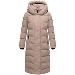 Navahoo Damen Steppmantel "Engelsfeder XIV", beige, Gr. XL, Obermaterial: 100% Polyester. Innenfutter: 100% Polyester. Wattierung: 100% Polyester.