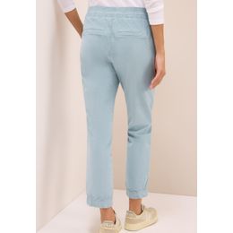 Cecil Damen Cordhose "Style Tracey"light mint blau, Gr. L, unifarben, Web, Obermaterial: 98% Baumwolle, 2% Elasthan. Futter: 100% Baumwolle, Hosen,