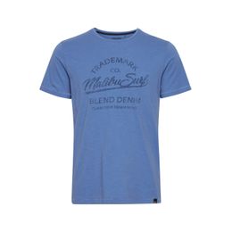 Blend Herren T-Shirt "T-Shirt BHAmatus", blau, Gr. L, Obermaterial: 100% Baumwolle CO., Shirts