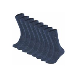 Camano Damen Sneakersocken "Socken 8er Pack", Gr. 47, blau, Obermaterial: 80% Baumwolle CO. 17% Polyamid PA. 3% Elasthan EL., Socken