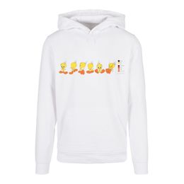F4NT4STIC Herren Kapuzenpullover "Looney Tunes Tweety Pie Colour Code", wei&szlig;, Gr. L, Obermaterial: 50% Baumwolle, 50% Polyester, Pullover, Print
