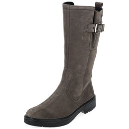 Legero Damen Stiefel "Legero Stiefel Veloursleder", Gr. 37, grau, Veloursleder, Schuhe