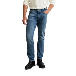 Marc O'Polo MARC O'POLO Herren Regular-fit-Jeans "aus Bio-Baumwolle-Mix", gr&uuml;n, Gr. 31, unifarben, Obermaterial: 90% Baumwolle, 9% Polyester, 1% Elasthan, Jeans