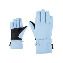 Ziener M&auml;dchen Skihandschuhe "LAMONIA-Z PR glove junior", blau, Gr. 7, Obermaterial: 100% Polyester; Innenseite: 100% Polyester; Futter: 100%