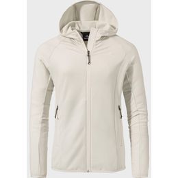 Schöffel SCHÖFFEL Damen Fleecejacke "Hiking Fleece Hoody Style Cascata WMS", beige, Gr. 46, Oberstoff: 94% Polyester, 6% Elasthan, Jacken
