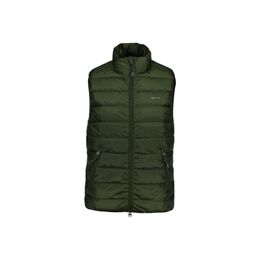 Gant Jungen Steppweste "Steppweste LIGHT DOWN VEST", grün, Gr. XXL, Obermaterial: 100% Polyester PES. Futter: 100% Polyester PES. 90% Daunen DOWN.