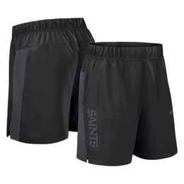 Nike M&auml;dchen Sporthose "Nike Shorts New Orleans Saints Nike Woven Victory", schwarz, Gr. S, 100% Polyester, Hosen