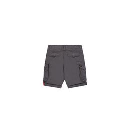 Herren Shorts "Crew Short", grau, Gr. 28, Alpha Industries, Obermaterial: 98% Baumwolle, 2% Elastan; Futter: 100% Baumwolle, Hosen