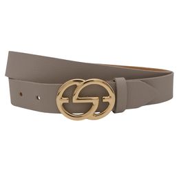 AnnaMatoni Damen Lederg&uuml;rtel "AnnaMatoni Lederg&uuml;rtel Ena Lederg&uuml;rtel Ena", beige, Gr. 90, 100% Leder, G&uuml;rtel