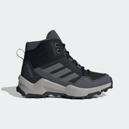 adidas terrex Kinder Wanderschuh "TERREX AX4R MID", Gr. 35, schwarz, Synthetik, Textil, Schuhe