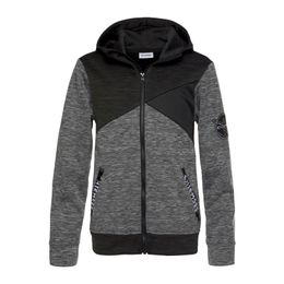 Chiemsee Jungen Softshelljacke, grau, Gr. 176, bedruckt, Softshell, Obermaterial: 100% Polyester, Jacken, f&uuml;r k&auml;ltere Tage, aus Polyester, modischer