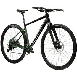 KROSS Gravelbike "Esker Flatbar", 53cm, 28 Zoll (71,12cm) hinten: 28 Zoll (71,12cm), schwarz, Fahrr&auml;der