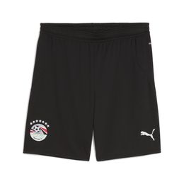 Puma Damen Sporthose "&Auml;gypten 2025 Shorts Herren", schwarz-wei&szlig;, Gr. L, colorblocking, Obermaterial: 100% Polyester, Hosen