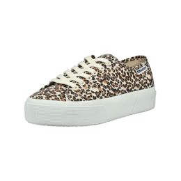 Superga Damen Plateausneaker "Superga Sneaker Baumwolle", Gr. 40, braun, Textil, Schuhe