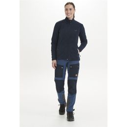 WHISTLER Damen Fleecejacke "Cocoon", blau, Gr. 38, unifarben, 100% Polyester, Jacken, mit praktischem Tunnelzug