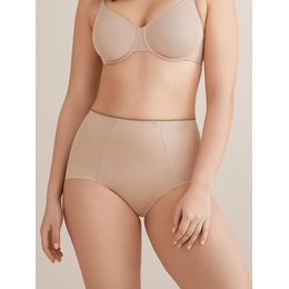Conturelle Damen Miederslip "Soft Touch", Gr. 46, beige, Obermaterial: 61% Polyamid, 39% Elasthan, Unterhosen, Shapelevel: Medium