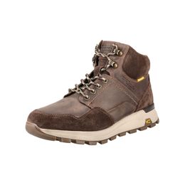 Camel Active Herren Stiefelette "Camel Active Stiefelette Leder", Gr. 43, braun, Leder, Schuhe
