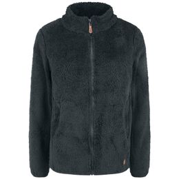 oxmo Damen Kapuzenfleecejacke "Sweatjacke OXTelsa", blau, Gr. M, Obermaterial: 100% Polyester PES., Jacken